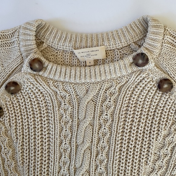 Sezane | Sweaters | Sezane La Maille Ethan Cableknit Sweater | Poshmark